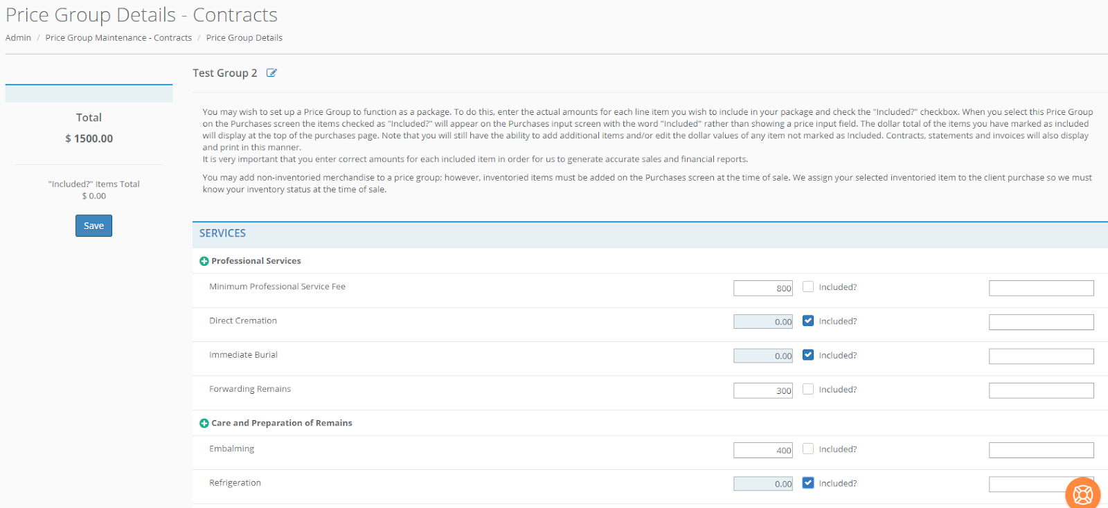 Price Groups – Halcyon Help
