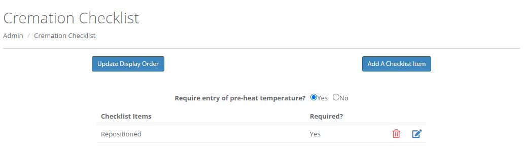 Tracking Checklists – Halcyon Help