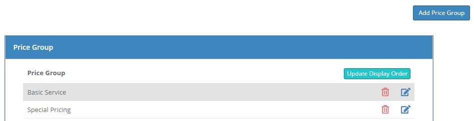 Price Groups – Halcyon Help