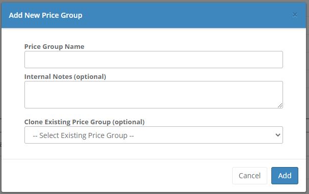 Price Groups – Halcyon Help