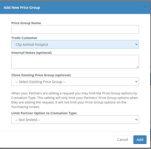 Price Groups – Halcyon Help