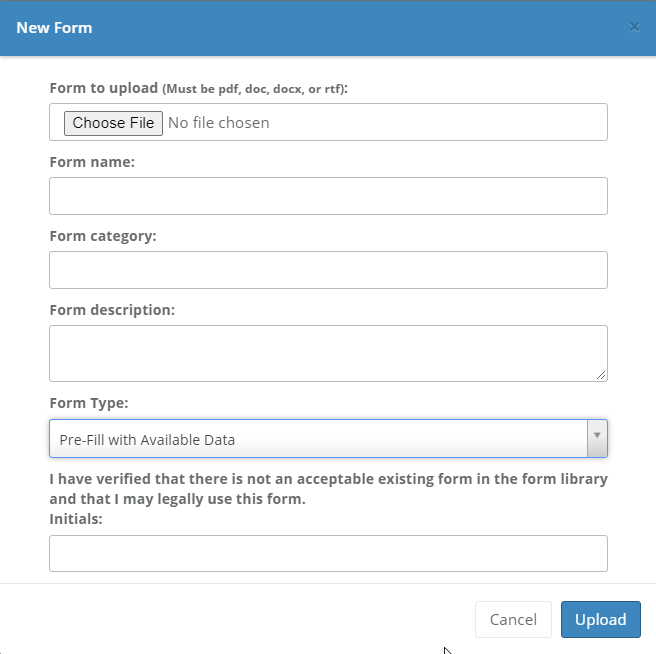 Forms Maintenance – Halcyon Help