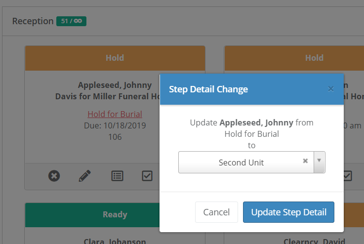 Step Details Maintenance – Halcyon Help
