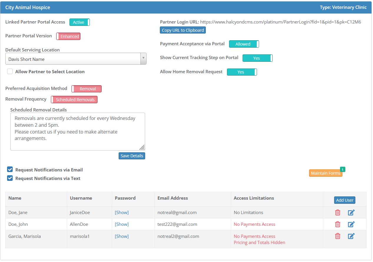 Partner Portal Administration - Enhanced Version – Halcyon Help
