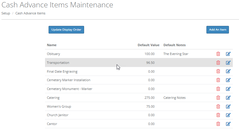 Contract Items – Halcyon Help